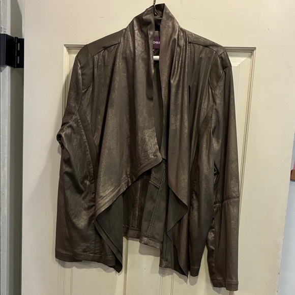 Vigoss | Jackets & Coats | Vigoss Bronze Leather Jacket | Poshmark